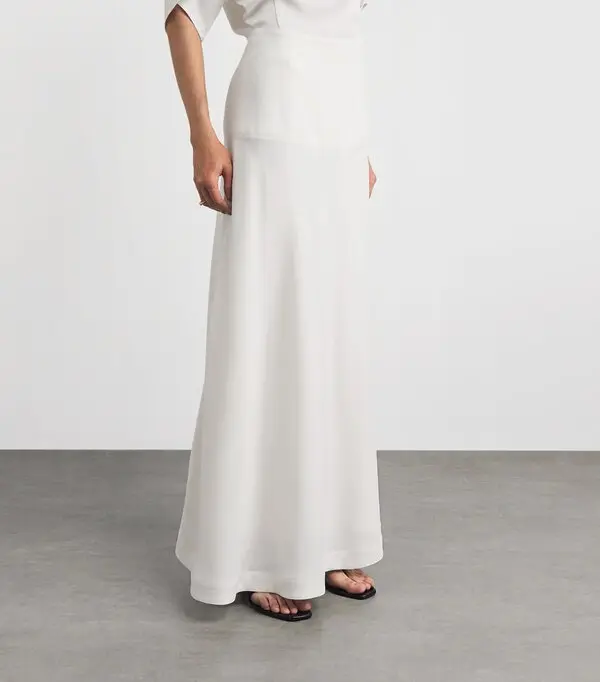 RETORI Cady Half-circle Maxi Skirt