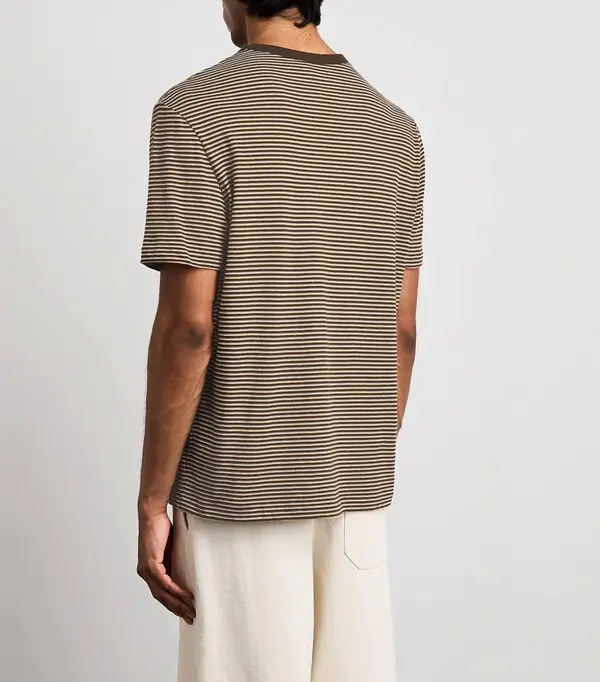 A.p.c. Organic Cotton Striped T-shirt