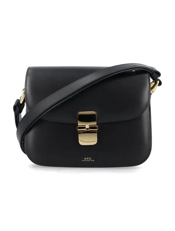 A.p.c. Black Leather Mini Bag - Nero