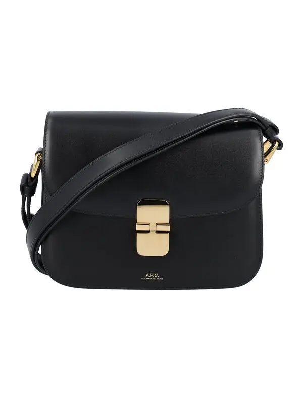 A.p.c. Black Leather Mini Bag - Nero