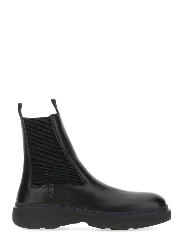 Burberry Leather Chelsea Boots