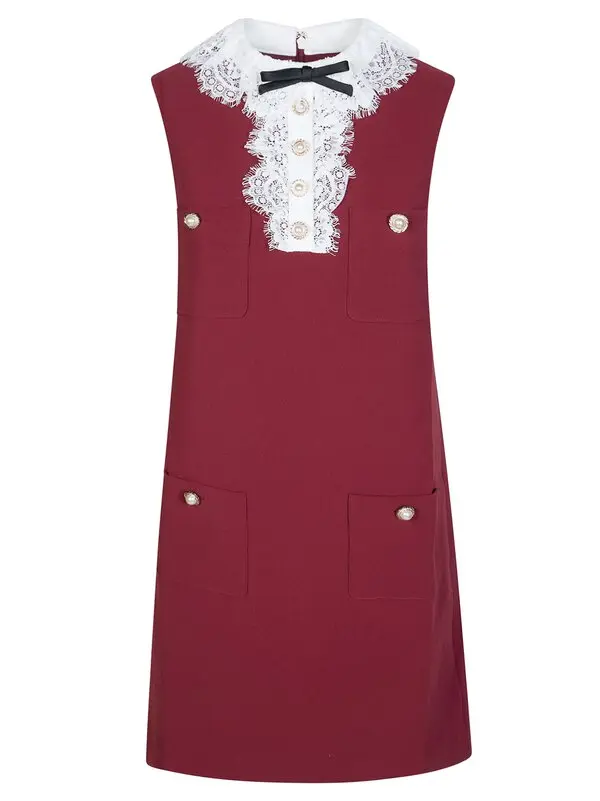 SELF-PORTRAIT Chic Collared Mini Dress