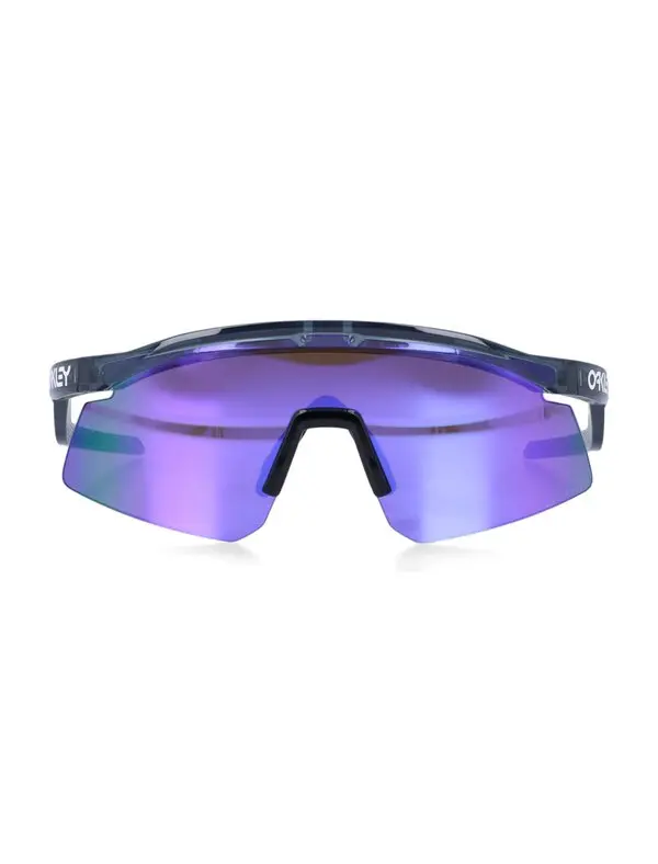 Oakley Semi-rimless Shield Sunglasses - Crystal Black