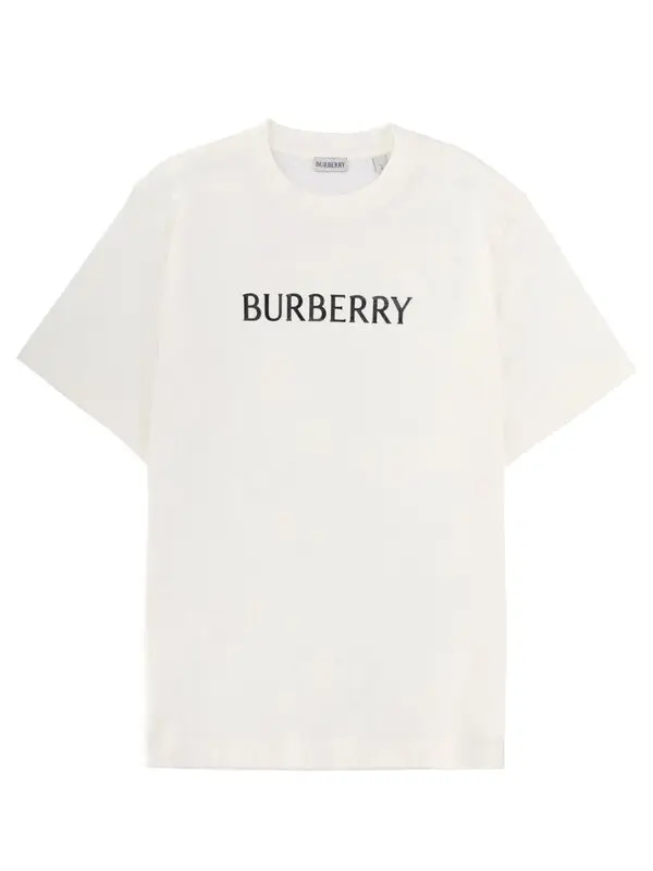 Burberry Cotton Logo T-shirt - Beige