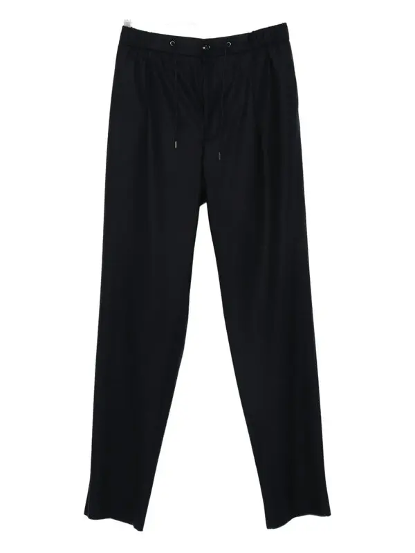 Giorgio Armani Tailored Cashmere Blend Trousers - Blue