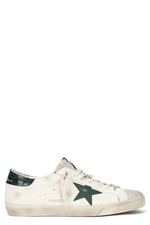 GOLDEN GOOSE Low-top Leather Star Sneakers - Multicolor