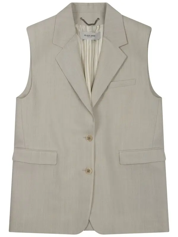 GOLDEN GOOSE Sleeveless Wool Blend Gilet