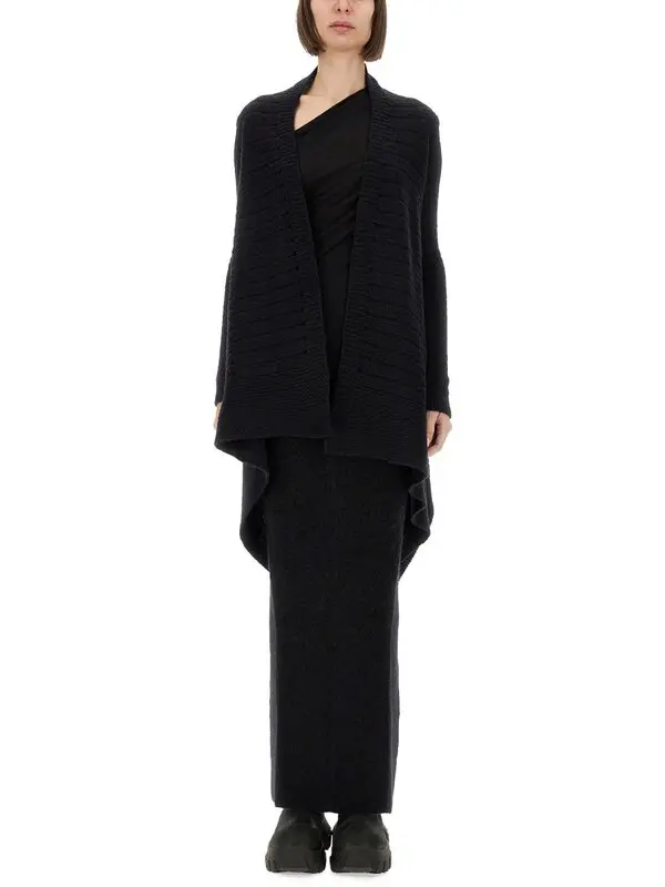 Rick Owens Medium Wrap Cardigan - Black