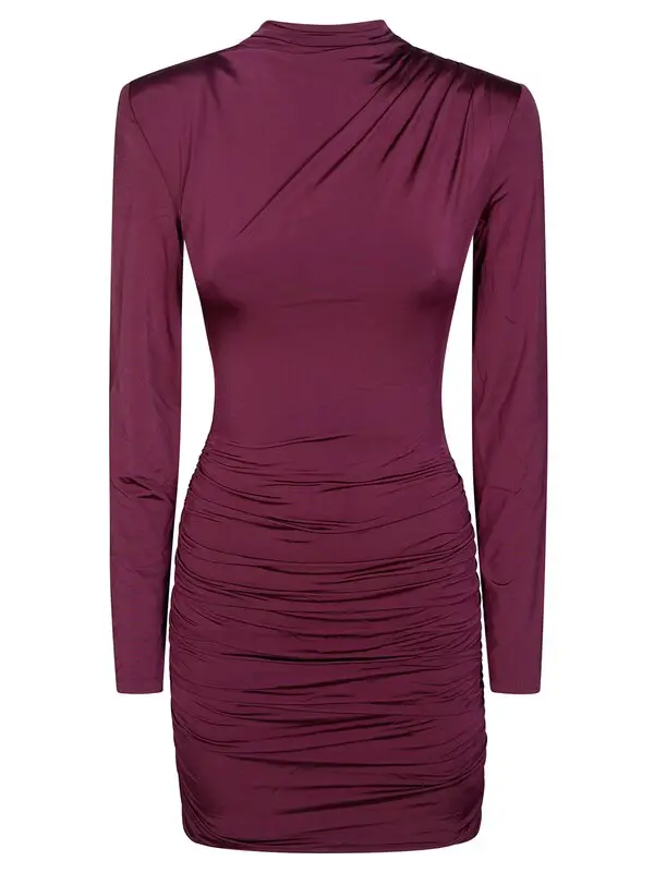 ROTATE BY BIRGER CHRISTENSEN Chic Draped Mini Dress