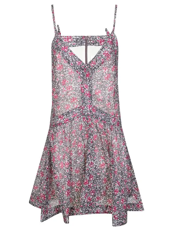 Isabel Marant Étoile Danielle' Floral Mini Dress - Rosso
