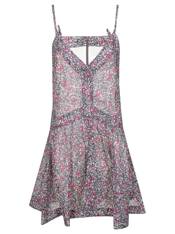 Isabel Marant Étoile Danielle' Floral Mini Dress - Rosso