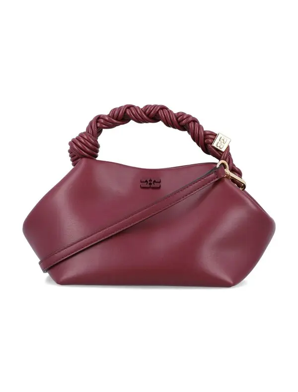 GANNI Twisted Handle Crossbody Bag - Viola