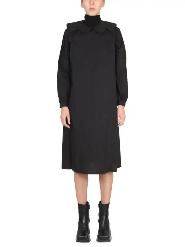 Raf Simons Relaxed Fit Shirt Dress - Black