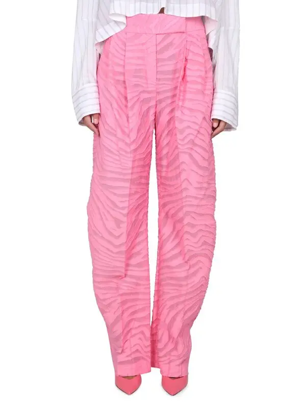 Attico Cotton Blend Wide-leg Gary Pant