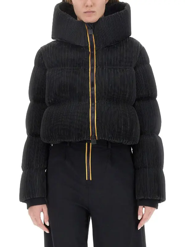 K-WAY Brian Plisse Thermo Jacket - Black