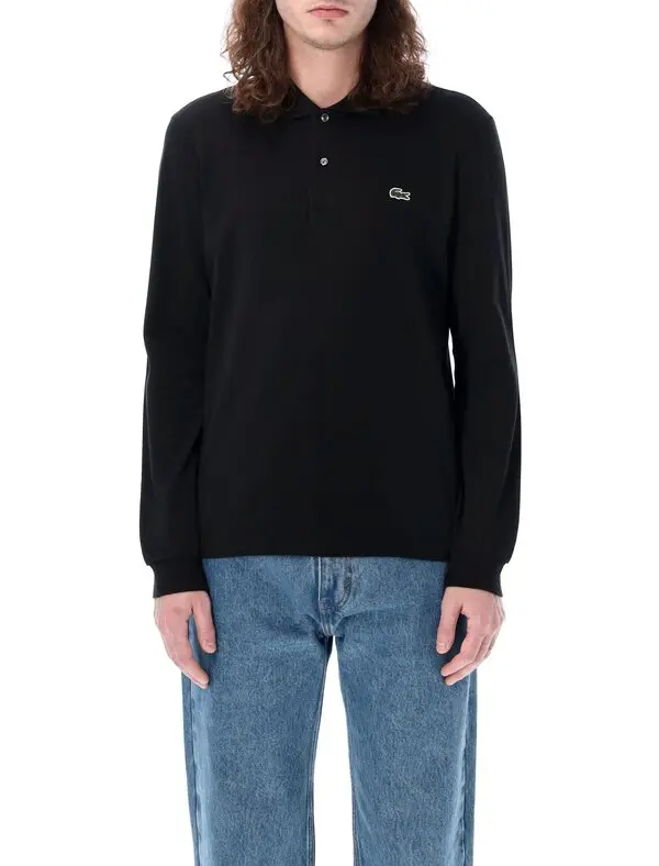 Lacoste Long-sleeve Polo Shirt - Black