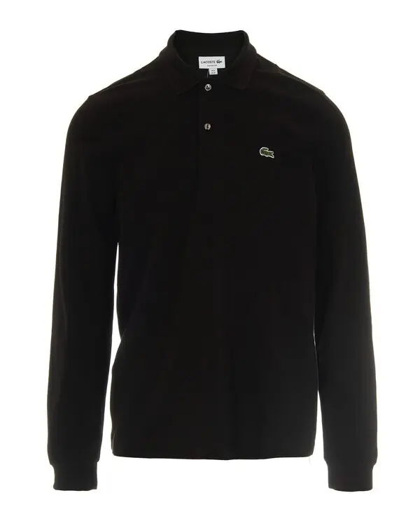 Lacoste Long-sleeve Polo Shirt Size - Black