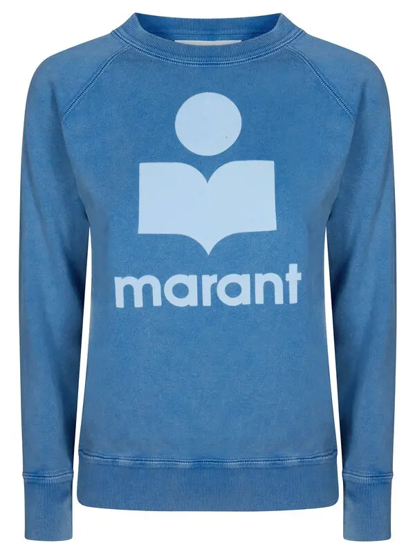 Isabel Marant Étoile Leony" Logo Sweatshirt - Blu