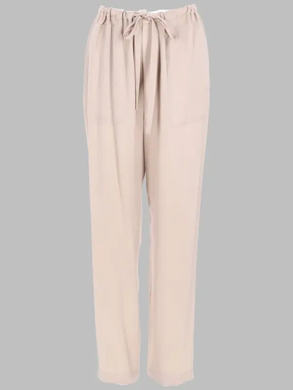 Vince Elegant Drawstring Trousers - Pink