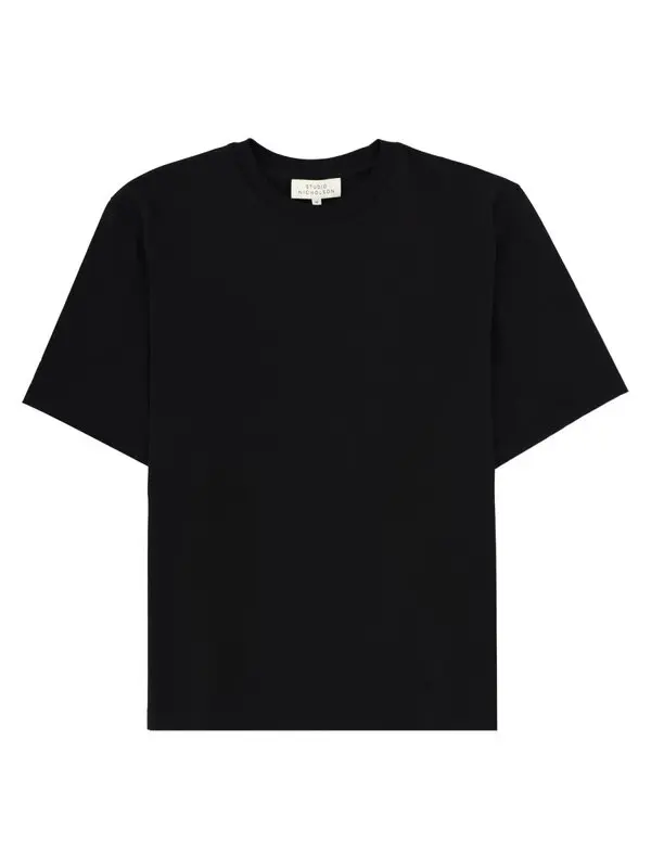Studio Nicholson Oversized T-shirt For Lay - Black