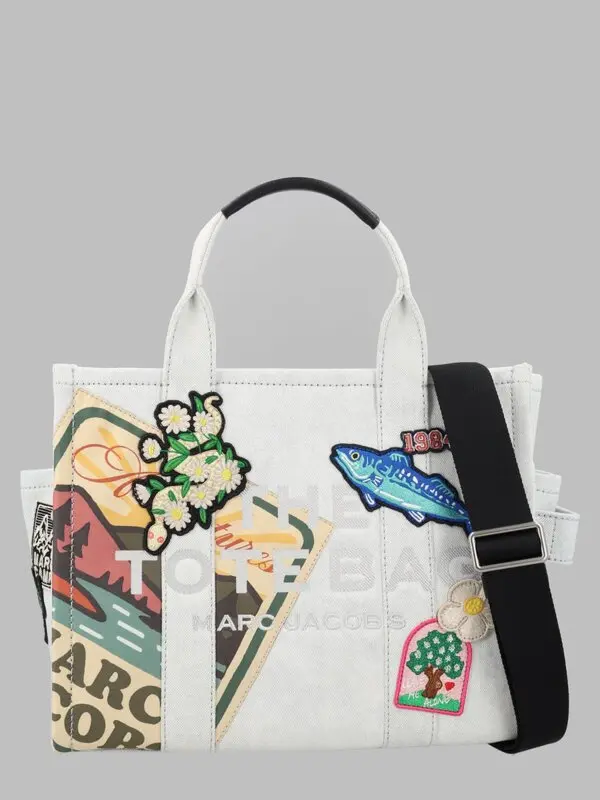 Marc Jacobs Medium Tote Handbag 26 Cm X 33 Cm X 15 Cm Paint Patchwork, Cotton