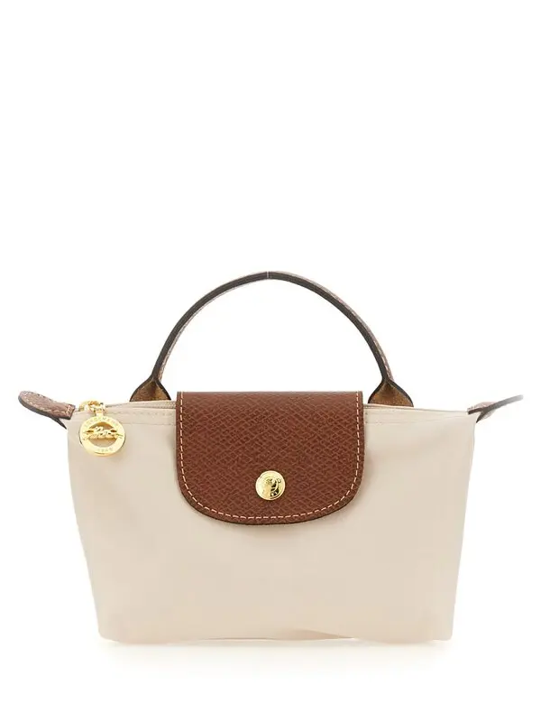 Longchamp Le Pliage Mini Pochette - White
