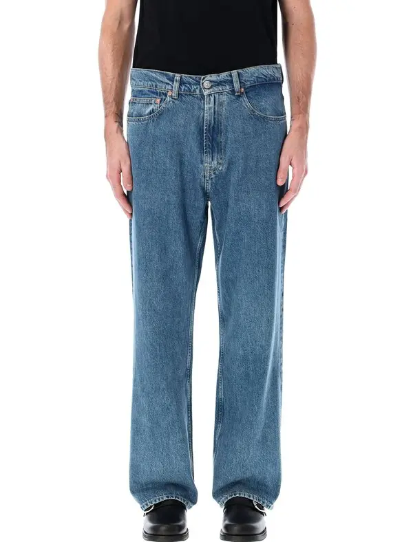 Our Legacy Cotton Third Cut Jeans - Blue Tech Wash