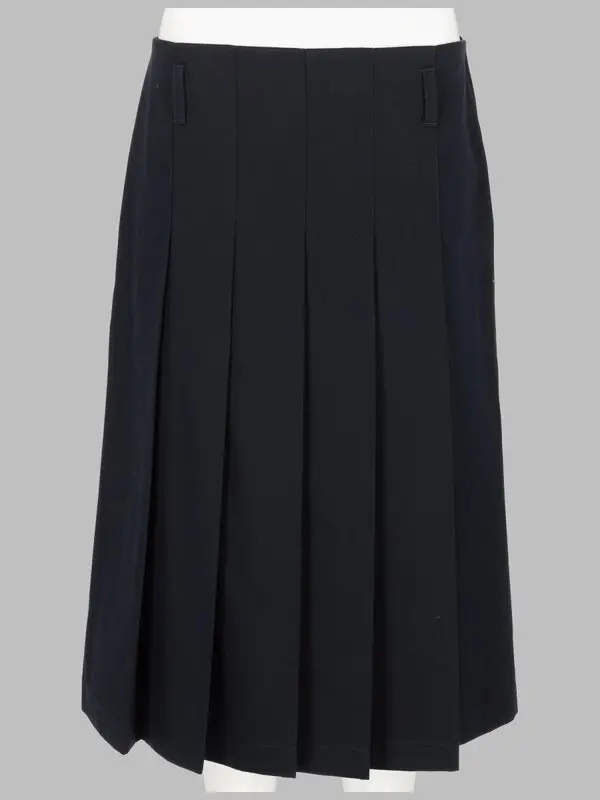A.p.c. Organic Cotton Pleated Mini Skirt