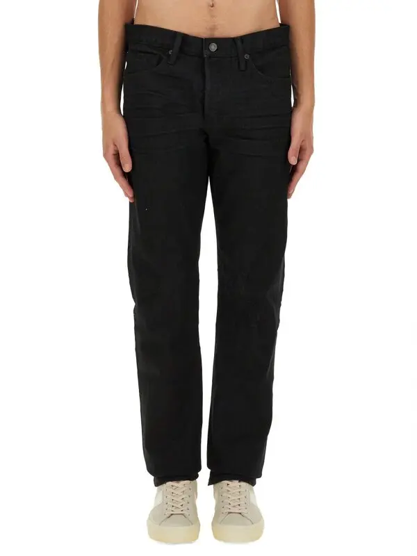 TOM FORD Slim-fit Five-pocket Jeans In Stretch Cotton Denim