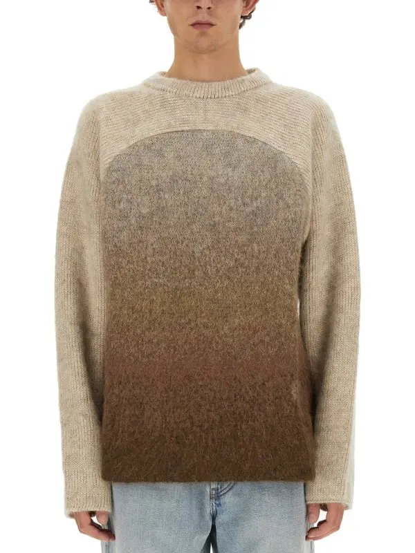 ERL Gradient Rainbow Knit Sweater - Brown