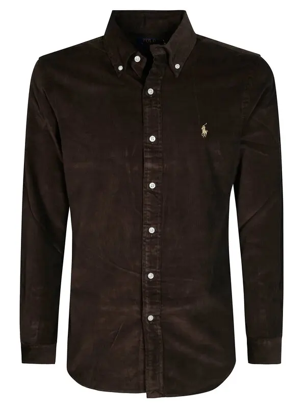Polo Ralph Lauren Long Sleeve Sport Shirt - Marrone