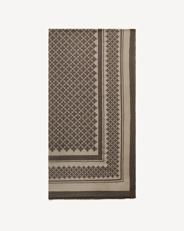 BY MALENE BIRGER Julee Wool Scarf - Chocolate Chip