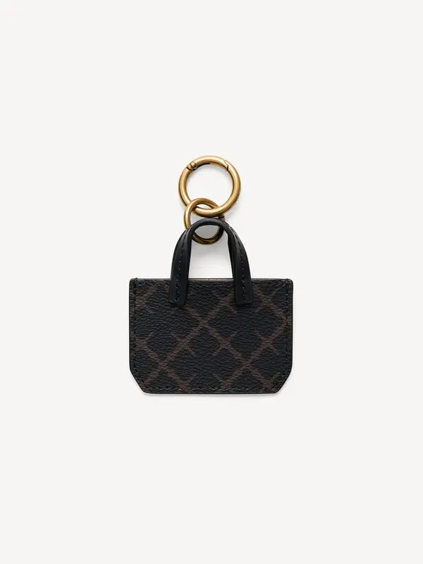 BY MALENE BIRGER Ada Charm Keychain - Dark Chokolate