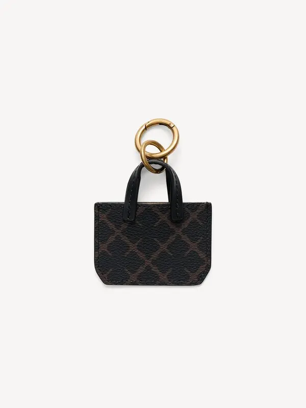 BY MALENE BIRGER Ada Charm Keychain - Dark Chokolate