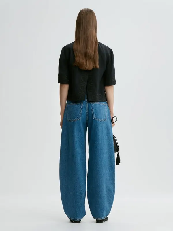 BY MALENE BIRGER Marian Linen Top - Black