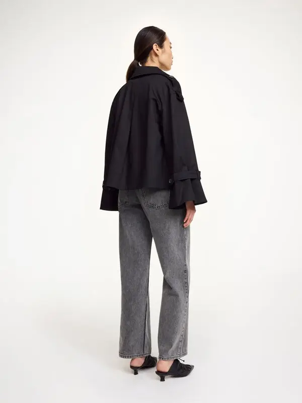 BY MALENE BIRGER Alisandra Double-breasted Trench Jacket - Black