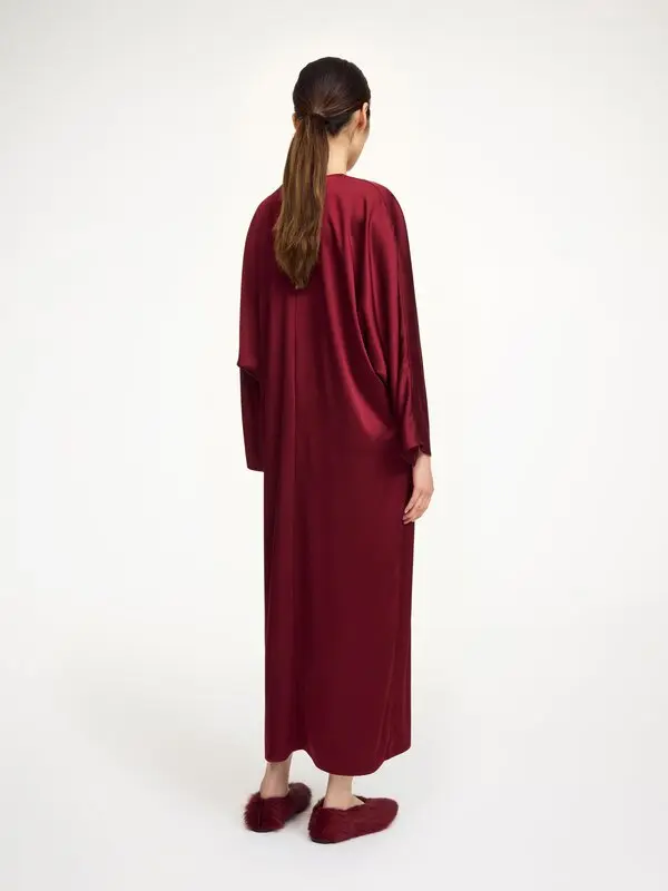 BY MALENE BIRGER Lucina Maxi Dress - Cabernet