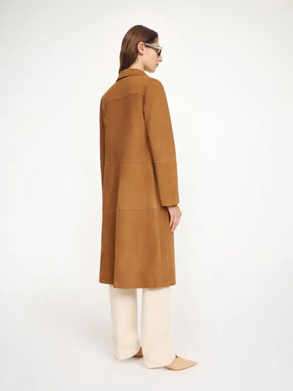 BY MALENE BIRGER Suede Maxi Jacket