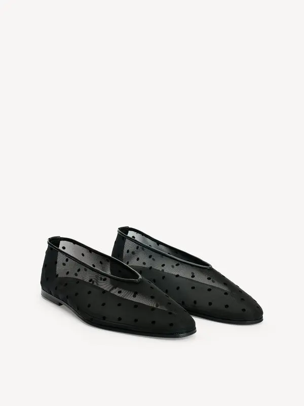 BY MALENE BIRGER Ayda Polka Dot Ballerina Flats
