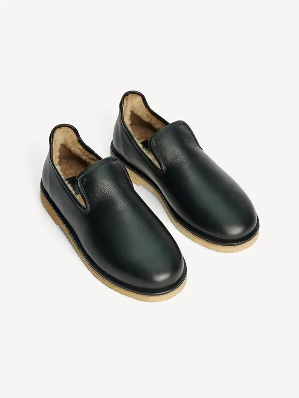 BY MALENE BIRGER Romine Leather Slippers