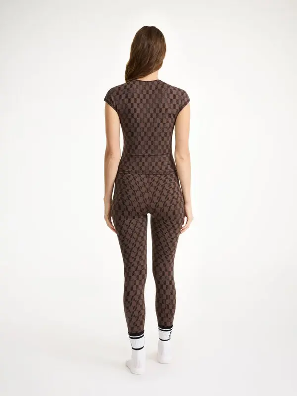 BY MALENE BIRGER Venazia Athletic Top - Dark Mahogany