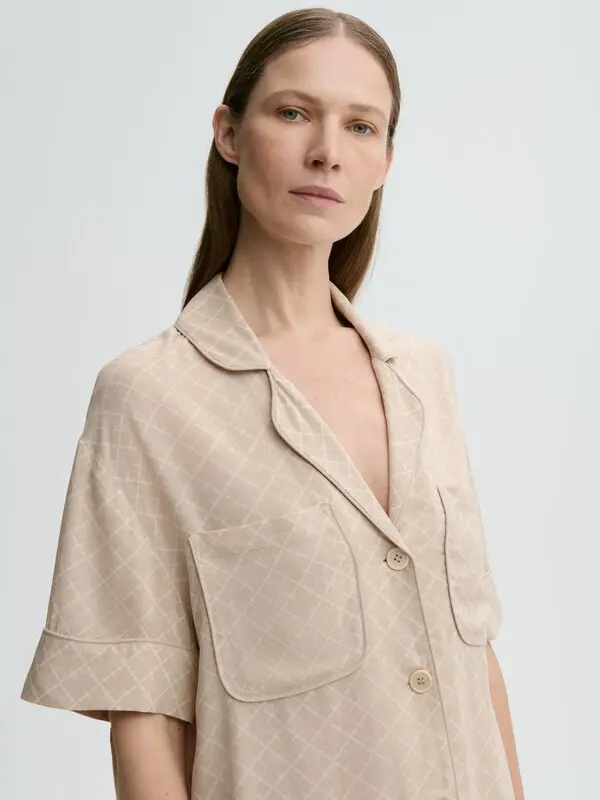 BY MALENE BIRGER Nanna Short-sleeved Shirt With Signature Flower Print