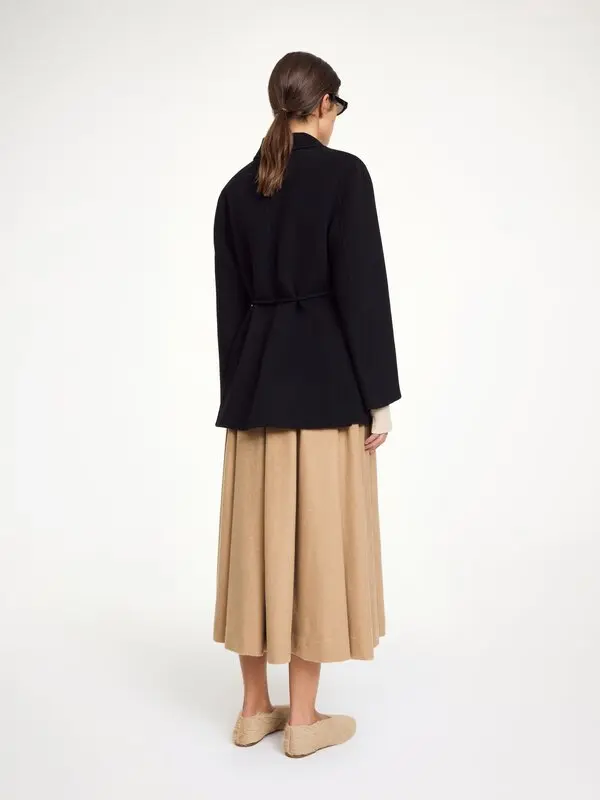 BY MALENE BIRGER Hellen Single-breasted Wool Blazer - Black