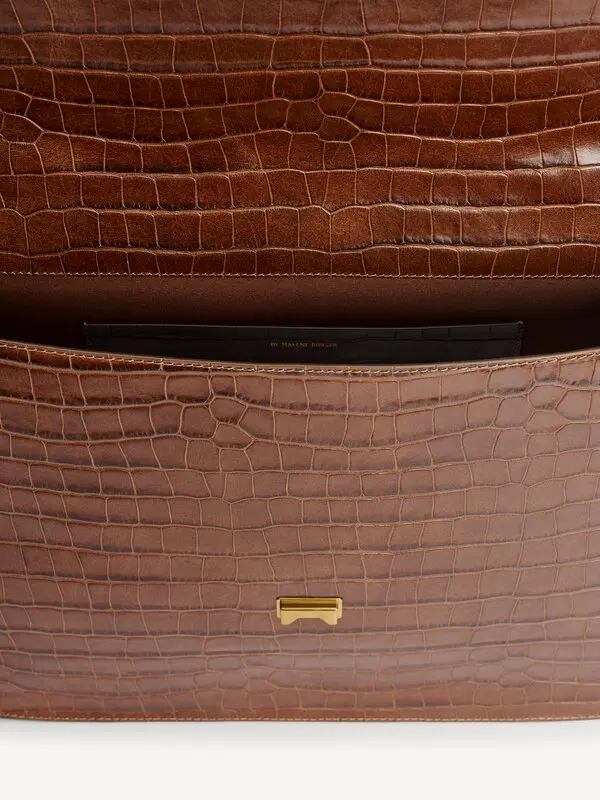 BY MALENE BIRGER Ronlas Leather Shoulder Bag - Bison