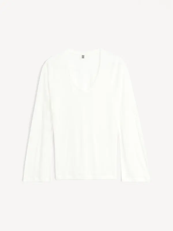BY MALENE BIRGER Amalou Long Sleeve Top - Soft White