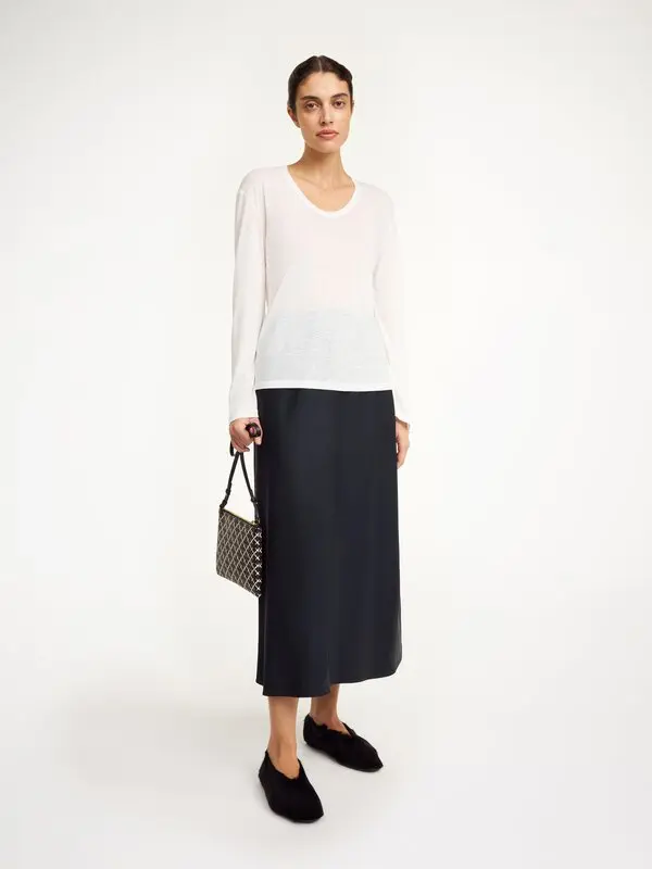 BY MALENE BIRGER Amalou Long Sleeve Top - Soft White