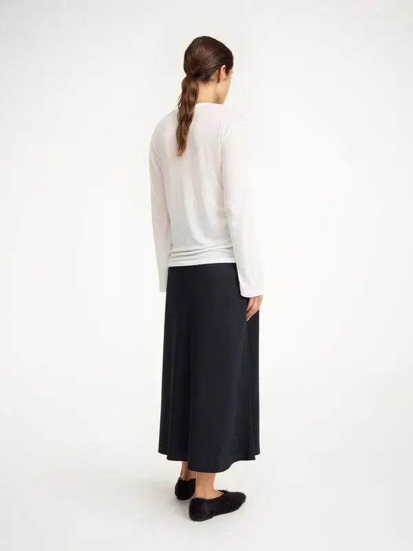 BY MALENE BIRGER Amalou Long Sleeve Top - Soft White