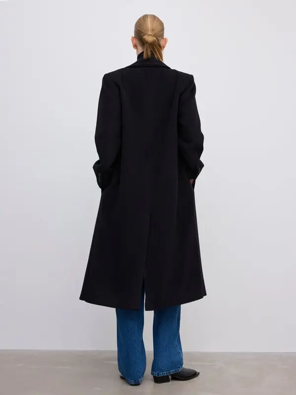 HOUSE OF DAGMAR Double-breasted Wool Coat