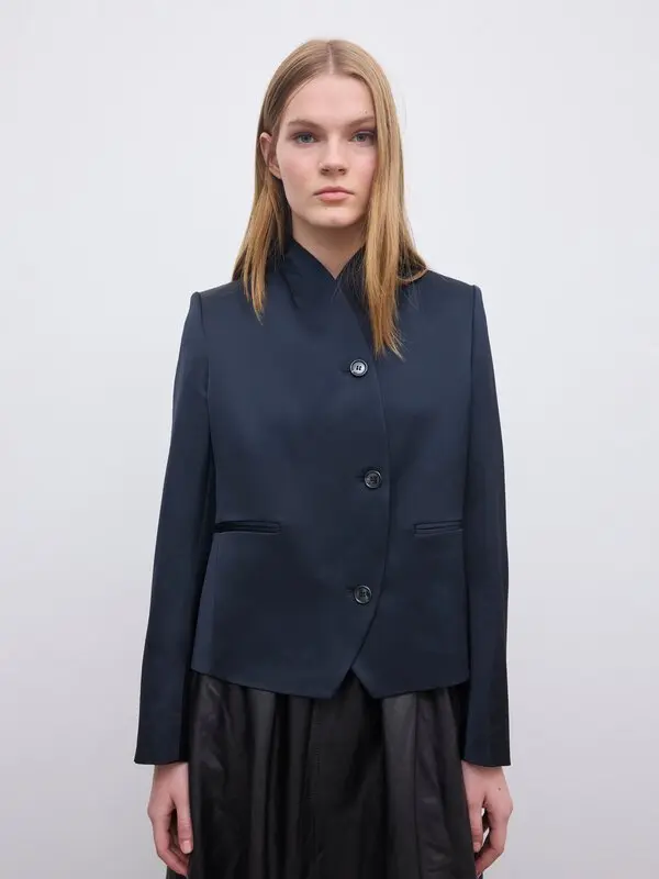 HOUSE OF DAGMAR Short Curved Jacket Duchesse