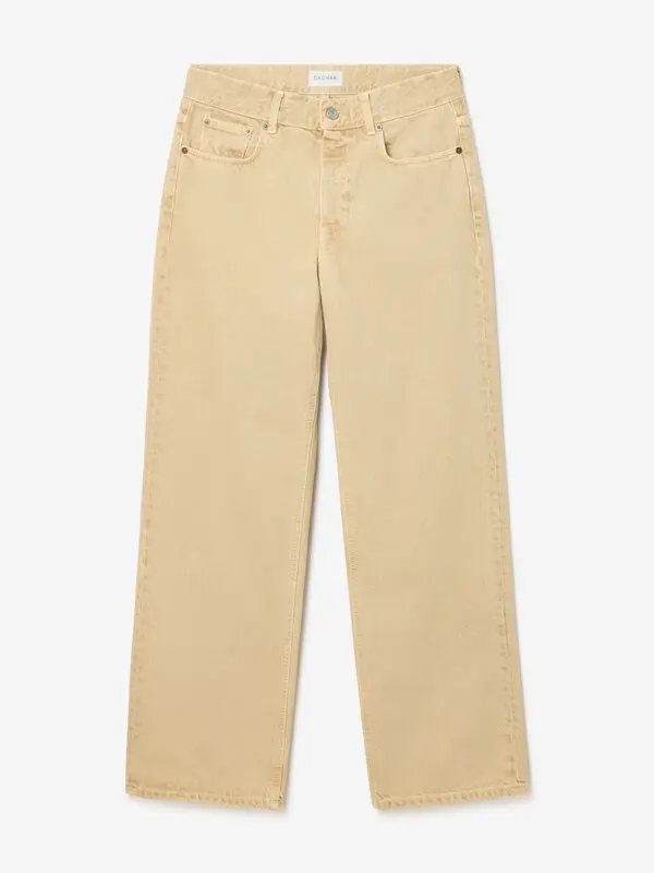 HOUSE OF DAGMAR Cropped Straight Leg Jeans